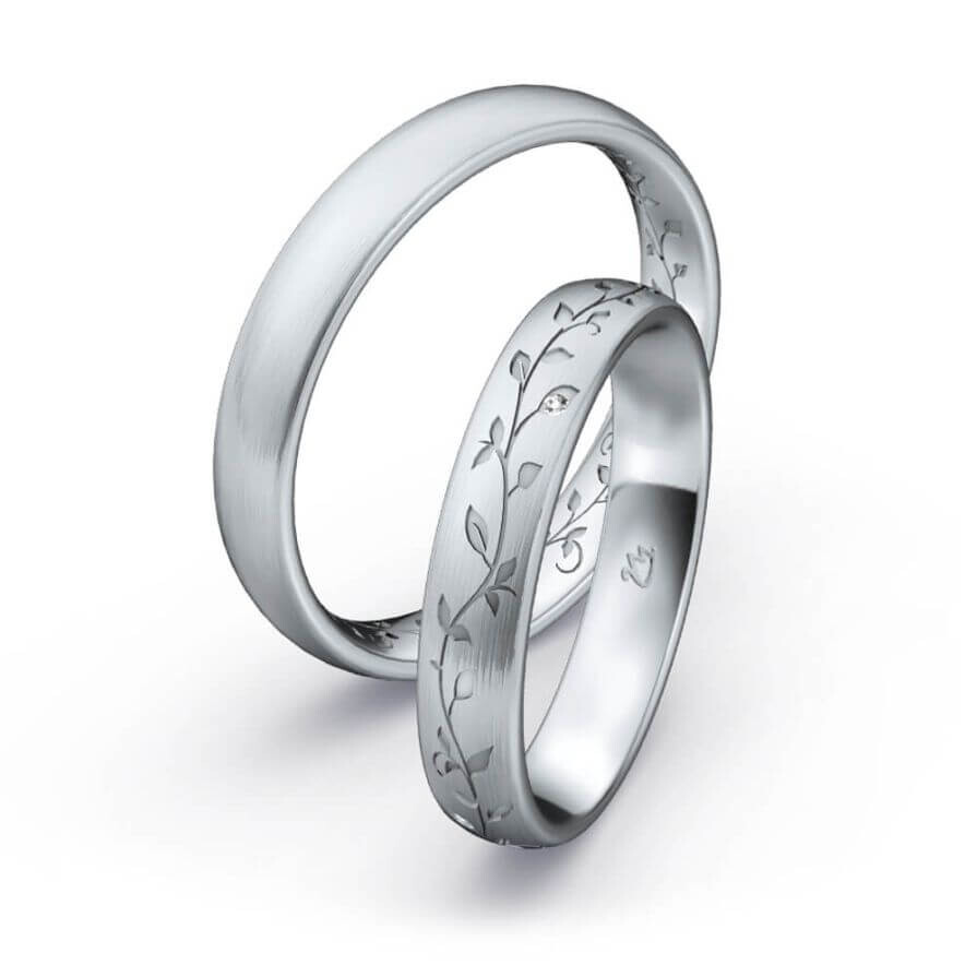 Trauringe & Eheringe aus Platin